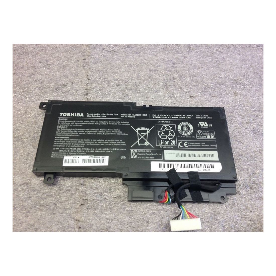 Toshiba PA5107U-1BRS Baterie Toshiba PA5107U-1BRS/BLA010914/P000573230 ...